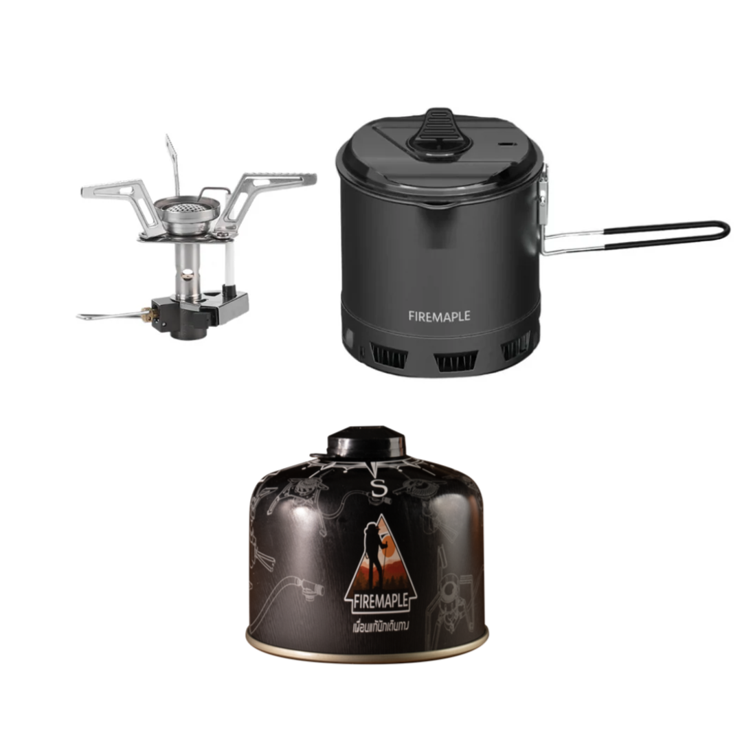 Fire Maple Duo Cook Set + Gas — Thailandoutdoorshop