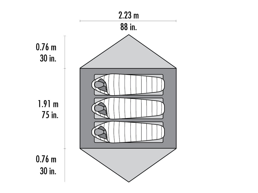 MSR Zoic 3 Tent - Thailandoutdoor Shop — Thailandoutdoorshop