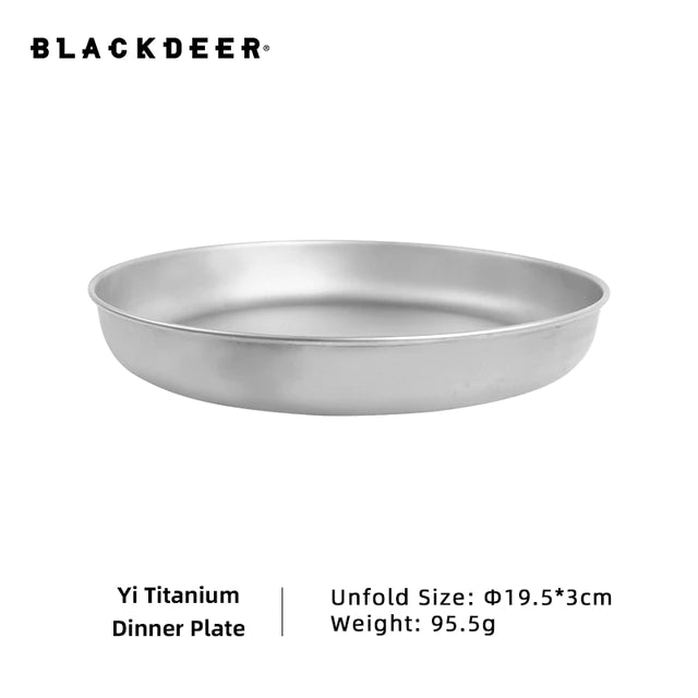 Blackdeer YI Titanium Dinner Plate — Thailandoutdoorshop
